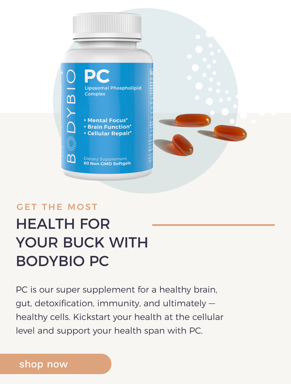 The BodyBio PC start guide is here - BodyBio