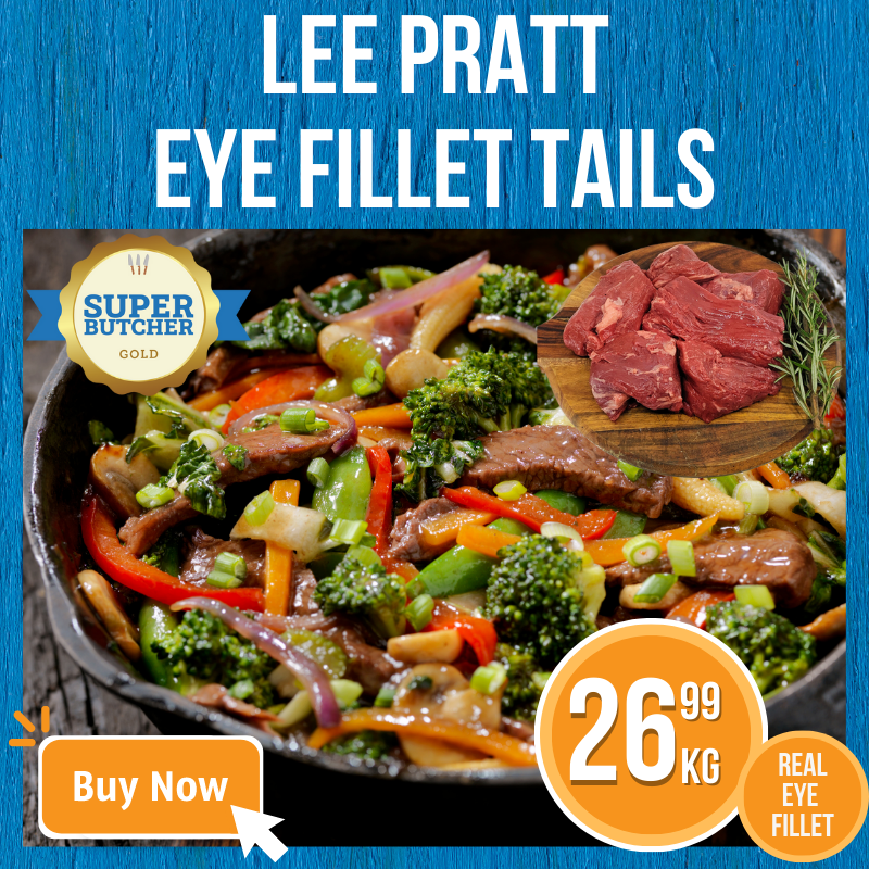 Lee Pratt Eye Fillet Tails $26.99kg