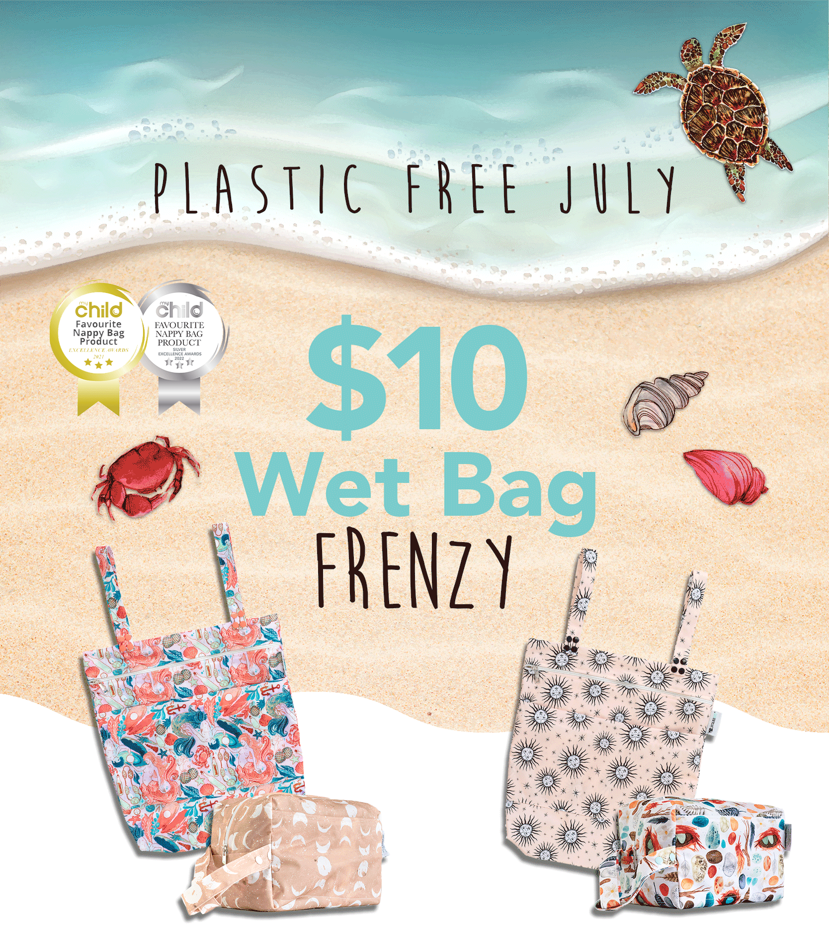 $10 Wet Bags Ends Tomorrow! - Designer Bums