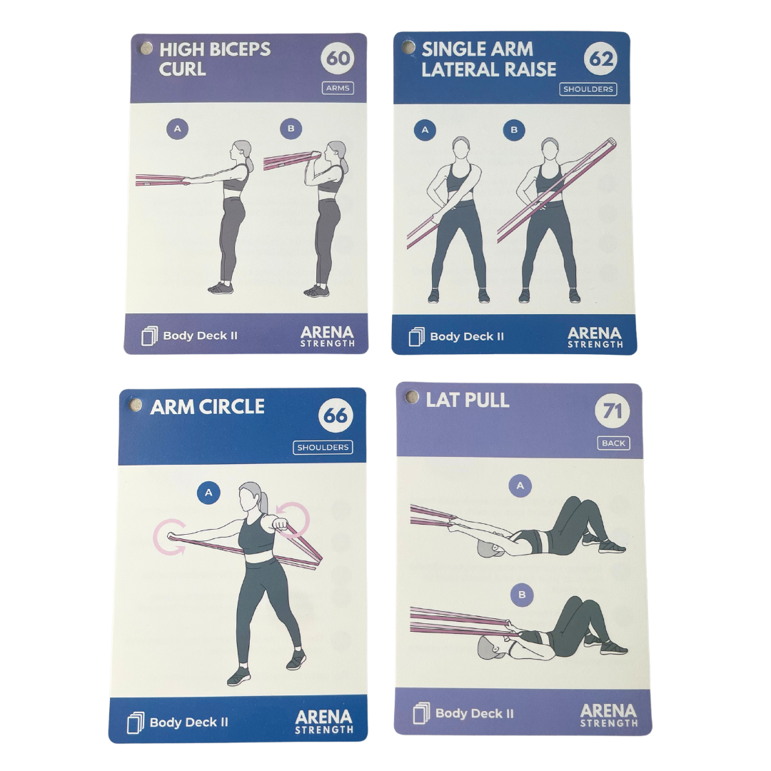 Try these 4 workout card routines! 👉 - Arena Strength