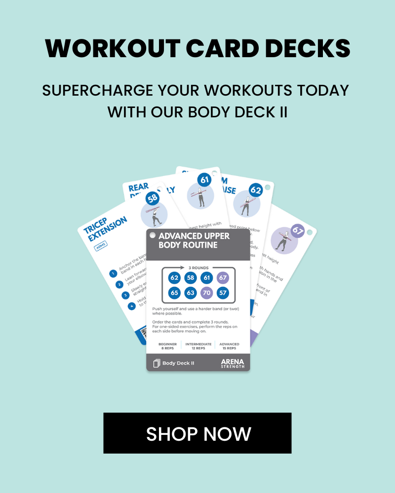 Try these 4 workout card routines! 👉 - Arena Strength