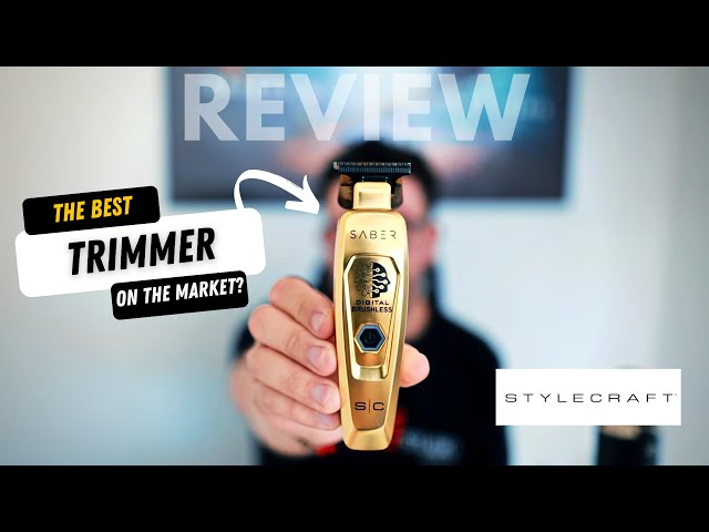 BarberNation (US): BEST TRIMMER EVER?!? 😬 Stylecraft Saber Trimmer | Milled