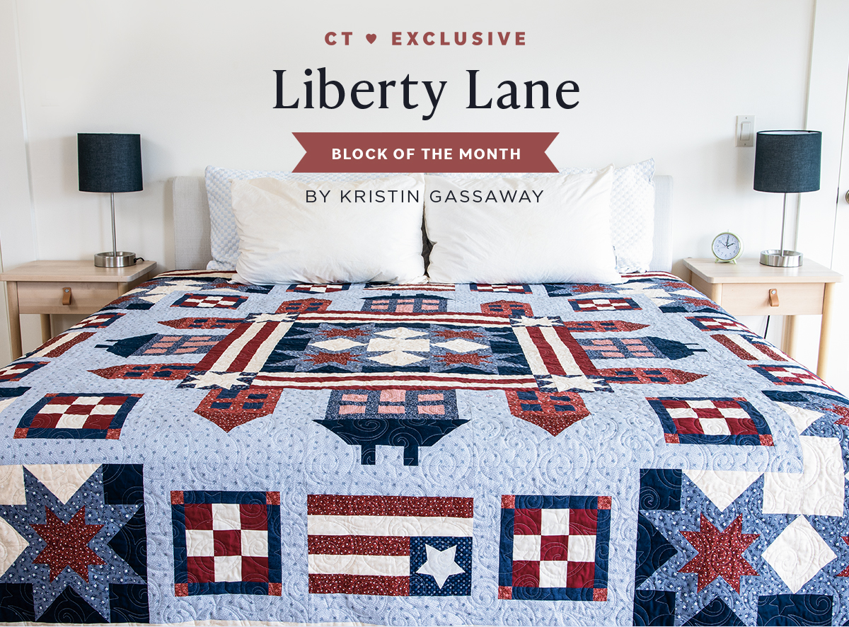 Block of the Month: Liberty Lane - Connecting Threads