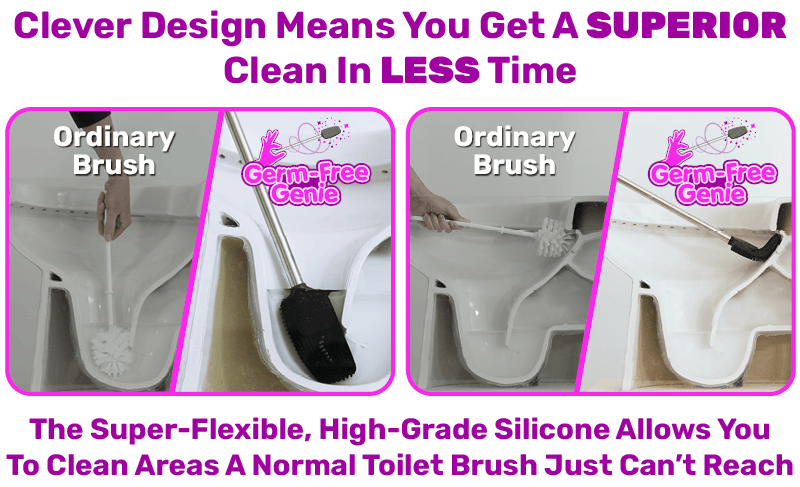 The smart, hygienic way to a clean loo Moore!