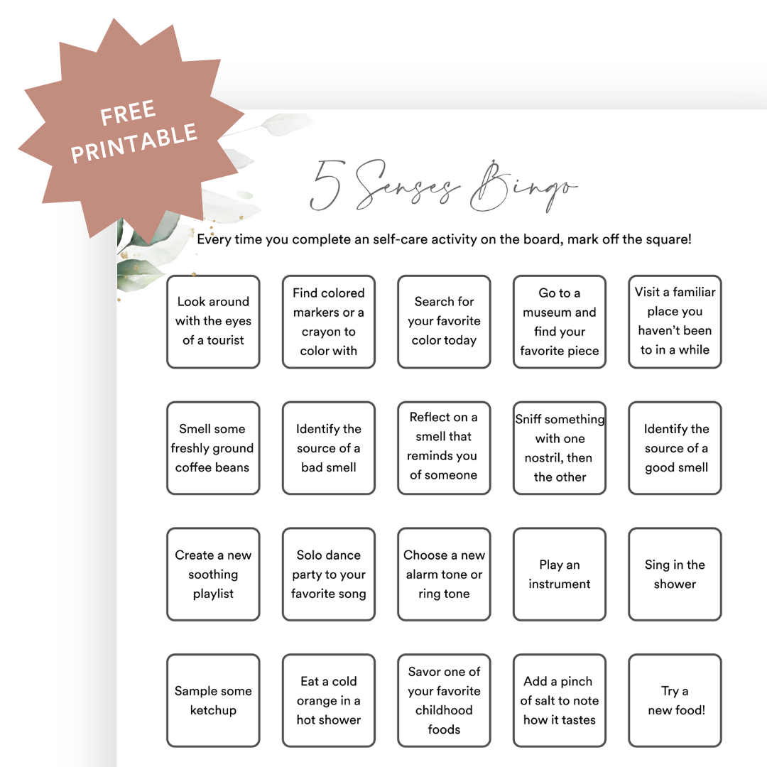 5 Senses Bingo - In Partnership with Gretchen Rubin – Silk + Sonder