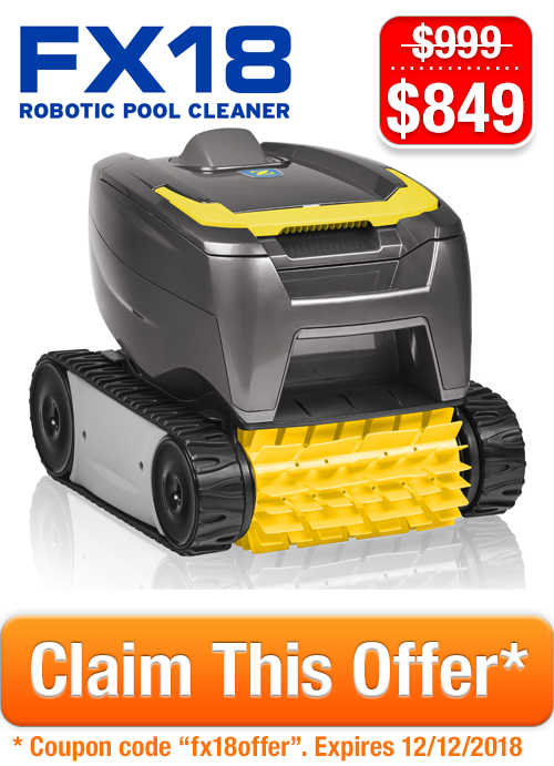 Pool and Spa Warehouse: $150 Off Zodiac FX18 Robotic Pool Cleaner ...