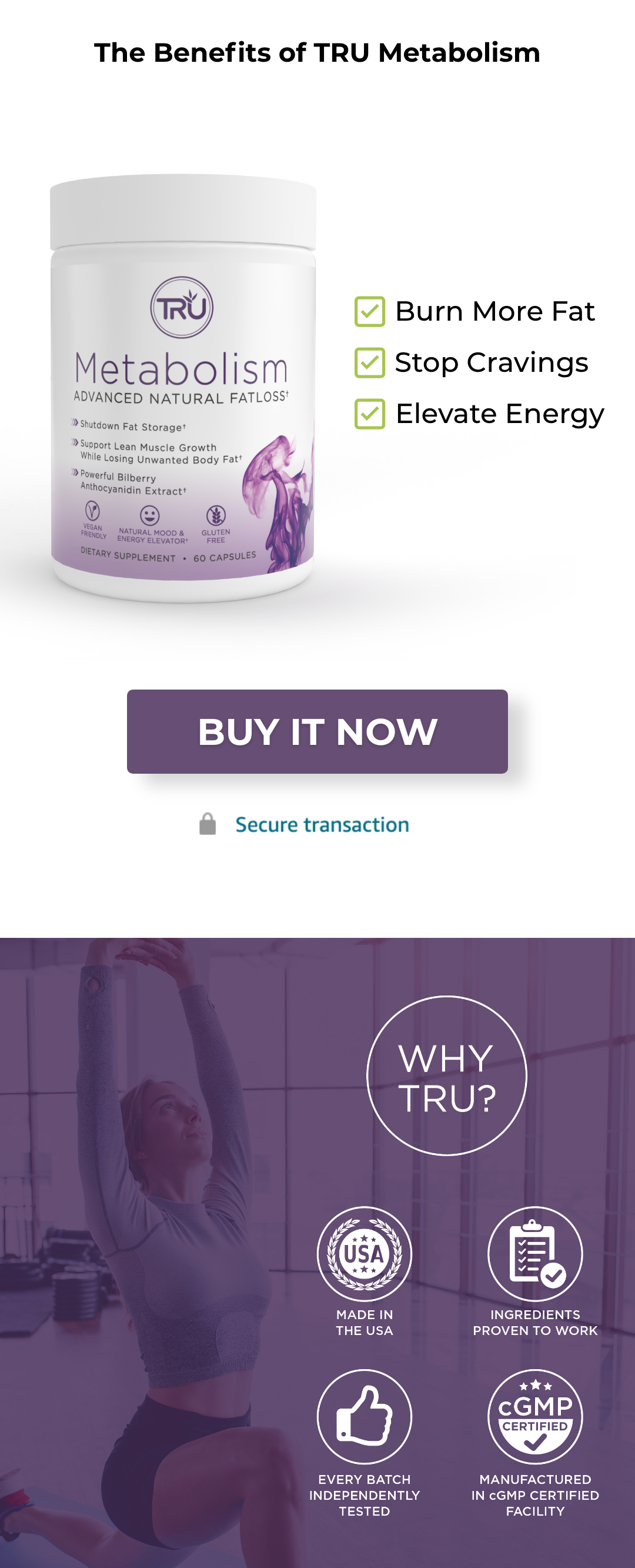 Metabolism is BACK | Burn More Body Fat 🔥 - Tru Supplements