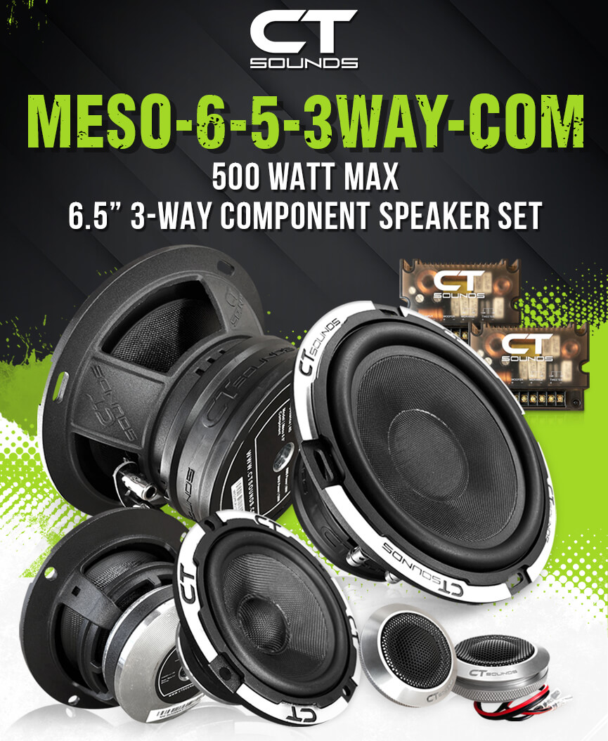 Unleash Sonic Brilliance: MESO 6.5" 3-Way Component Set - Only $249.99 ...