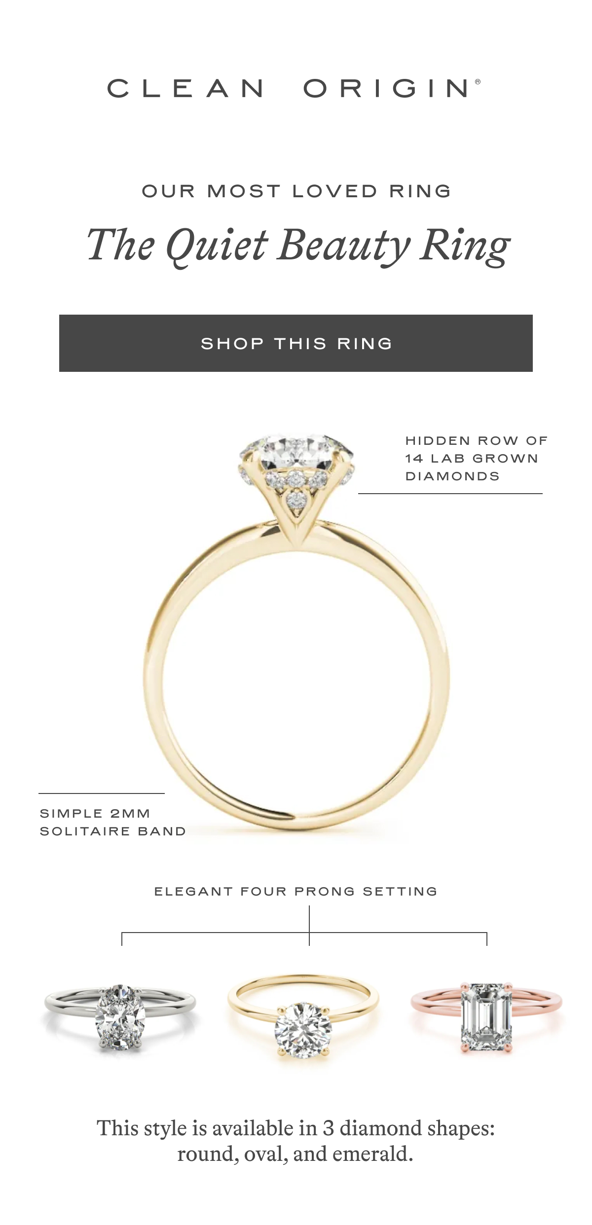 Ring spotlight: The Quiet Beauty 💍 - Clean Origin