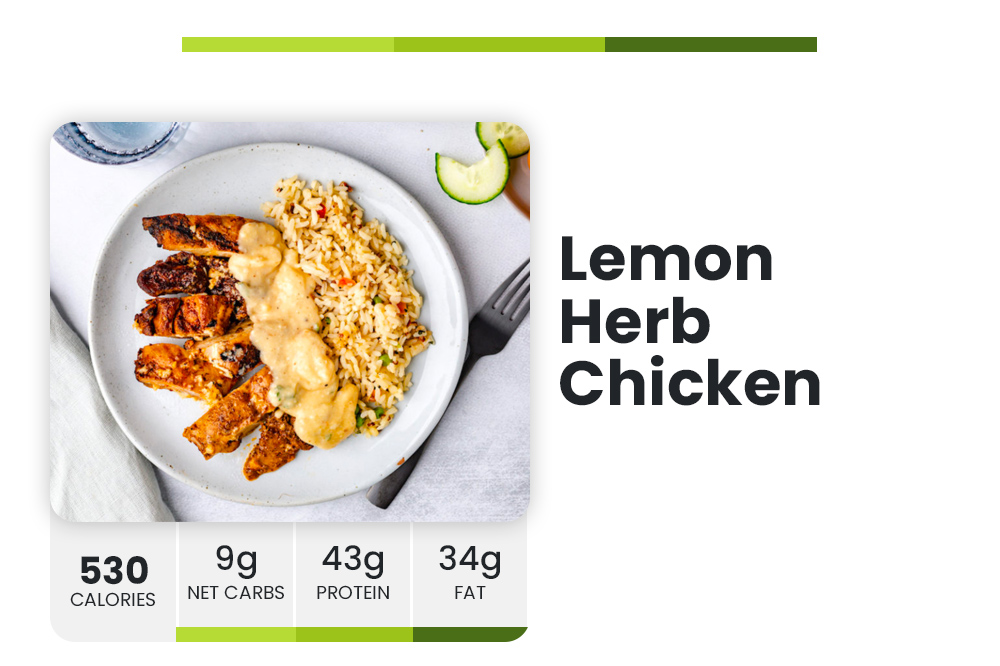 Three Low Carb Meals (on the Menu) - Flex Pro Meals