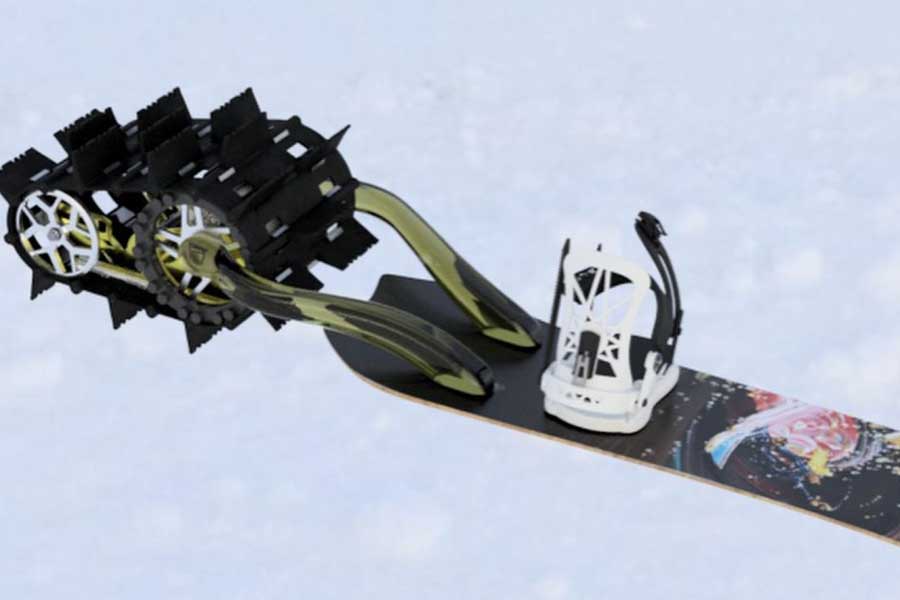 Motorized Snowboard Could Allow You To Get Deeper Into The Backcountry