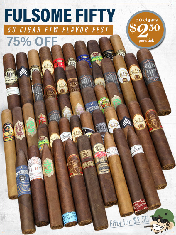 Fifty for $2.50 for the win - Cigar Page