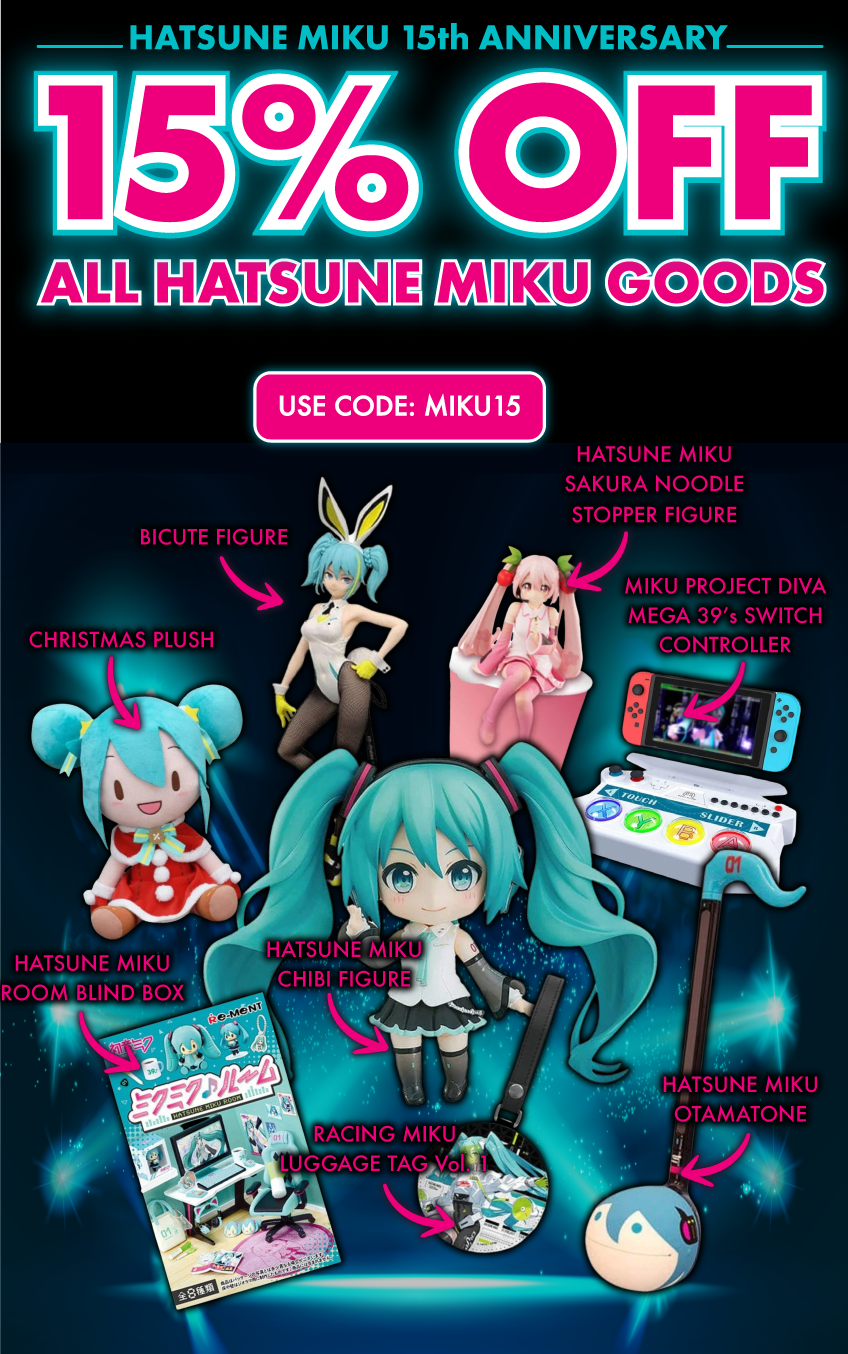 Hatsune Miku's 15th Anniversary 🎤 - Sugoi Mart