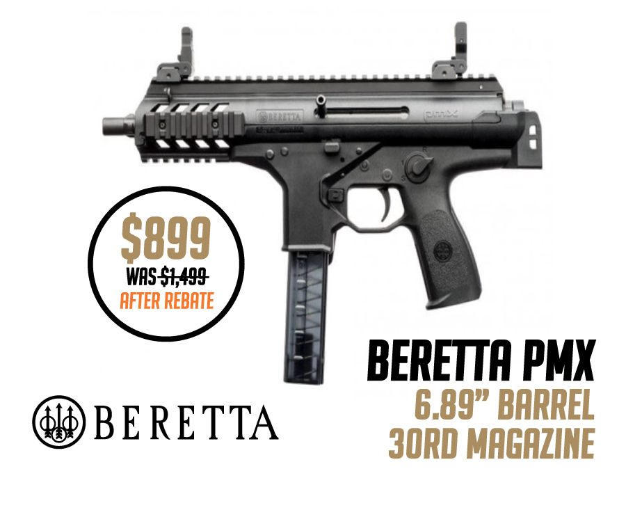 Beretta PMX 6.89" Barrel NS 30 round magazine Black Pistol - Bereli Inc.
