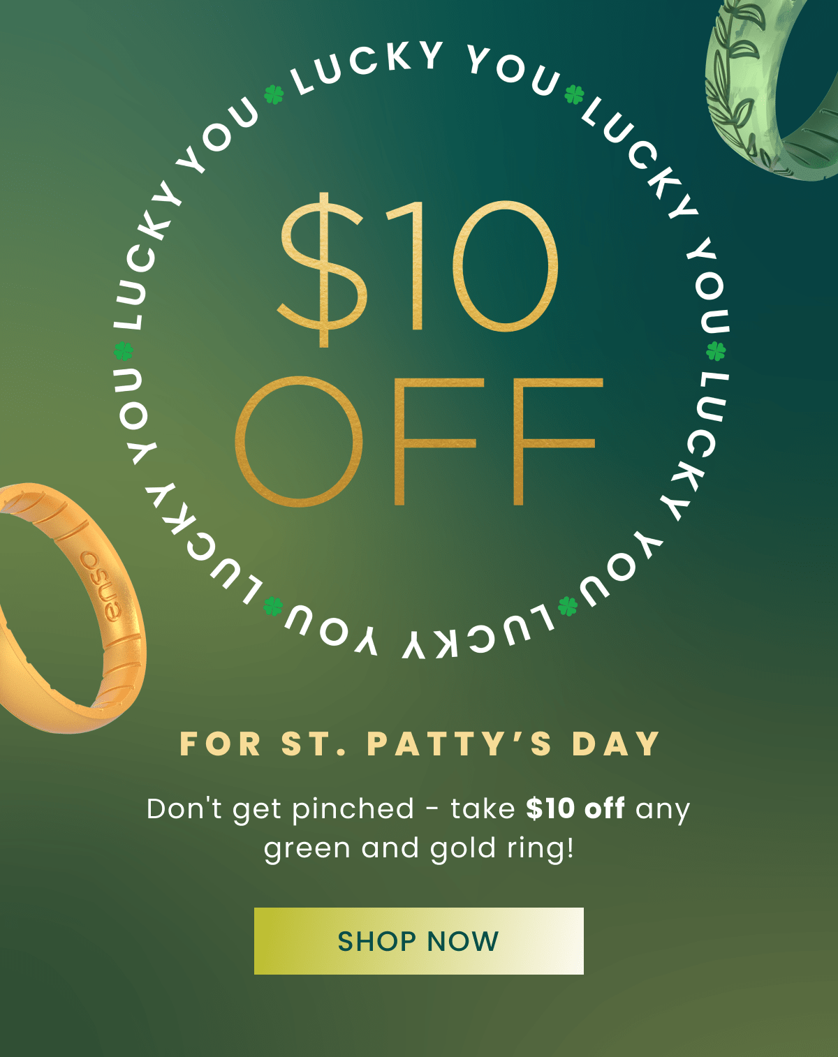 Save Some Green. - Enso Rings
