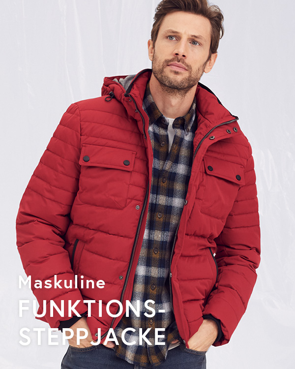 Maskuline Funktions-Steppjacke