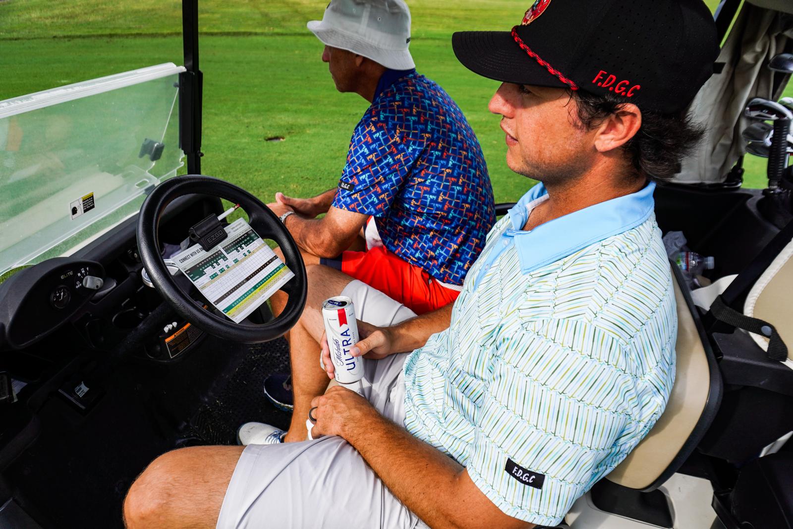 White Mini Fire Polo – Fire Dept Golf Co.