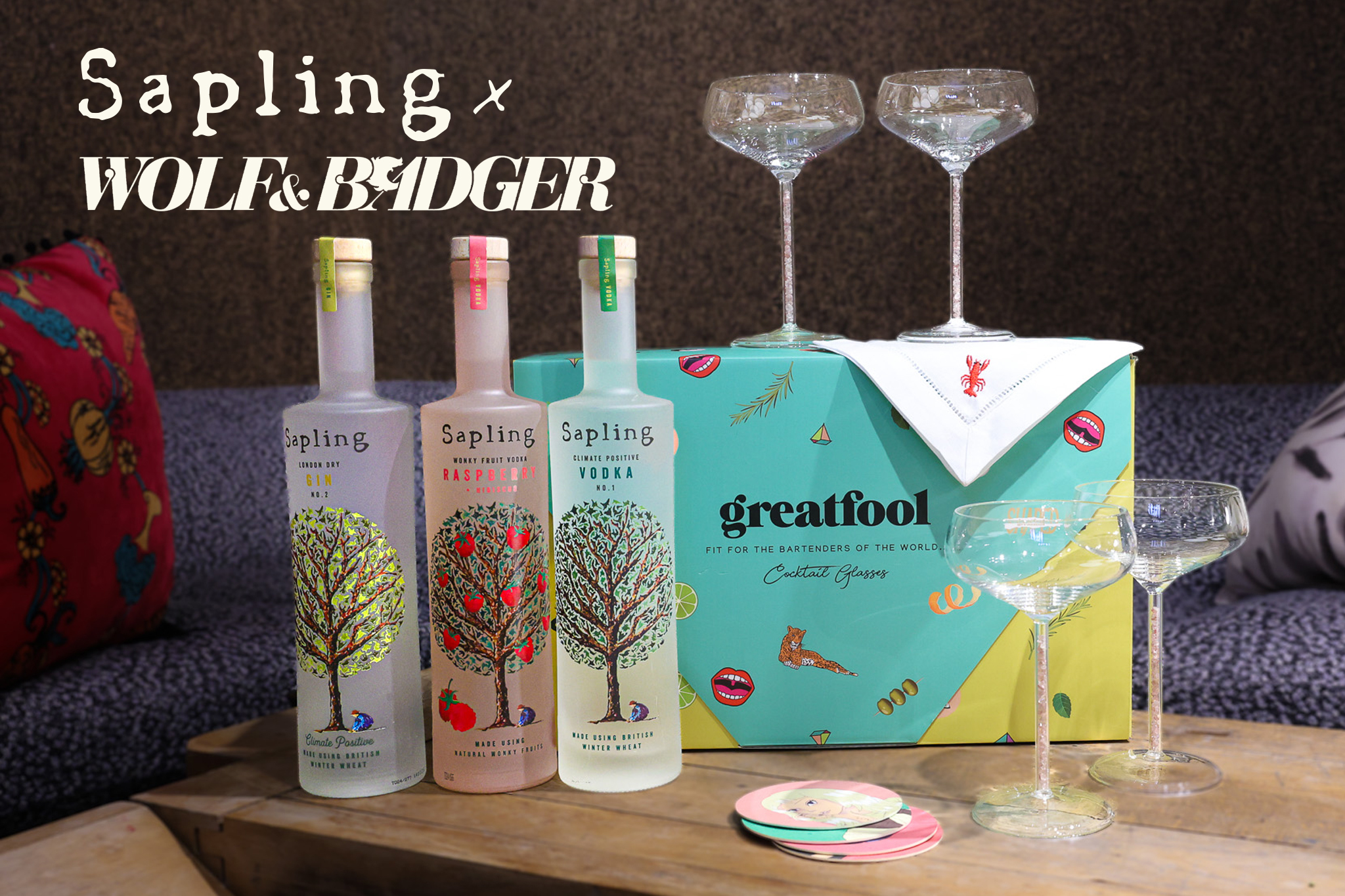 Sapling Spirits x Wolf & Badger Earth Month Giveaway