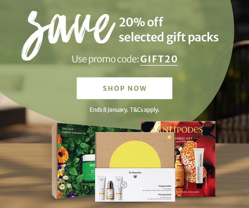 Save 20% off selected gift packs - use promo code GIFT20