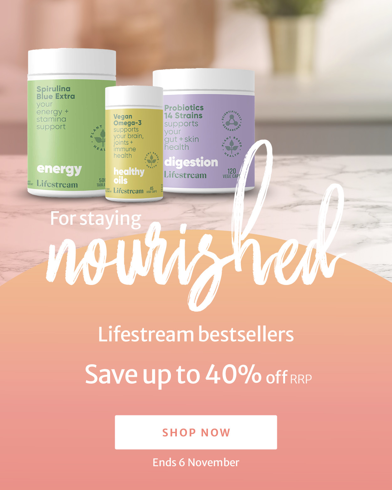 Save up to 40% off RRP on Lifestream bestsellers