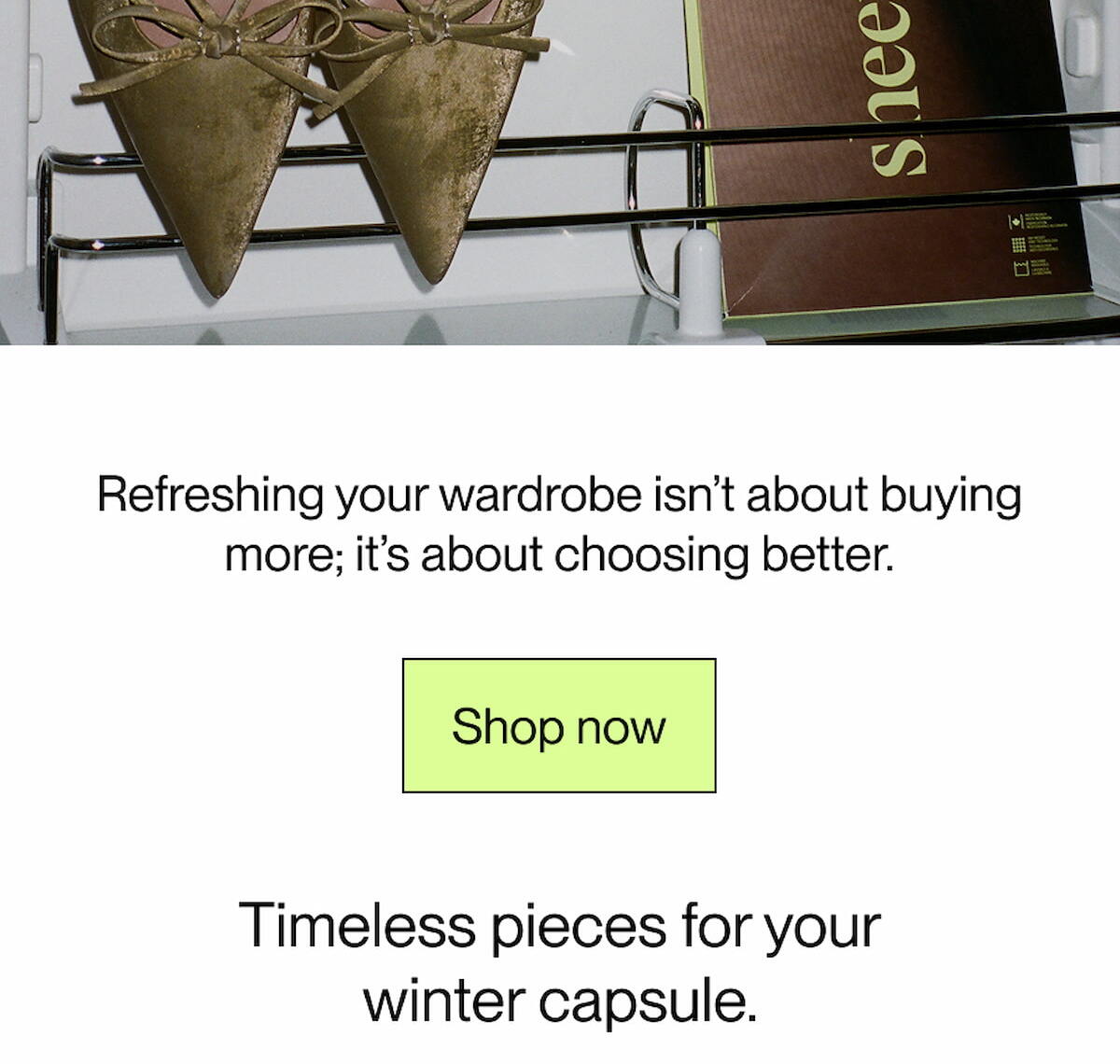 Build Your Timeless Wardrobe with Sheertex - sheertex Newsletter ...