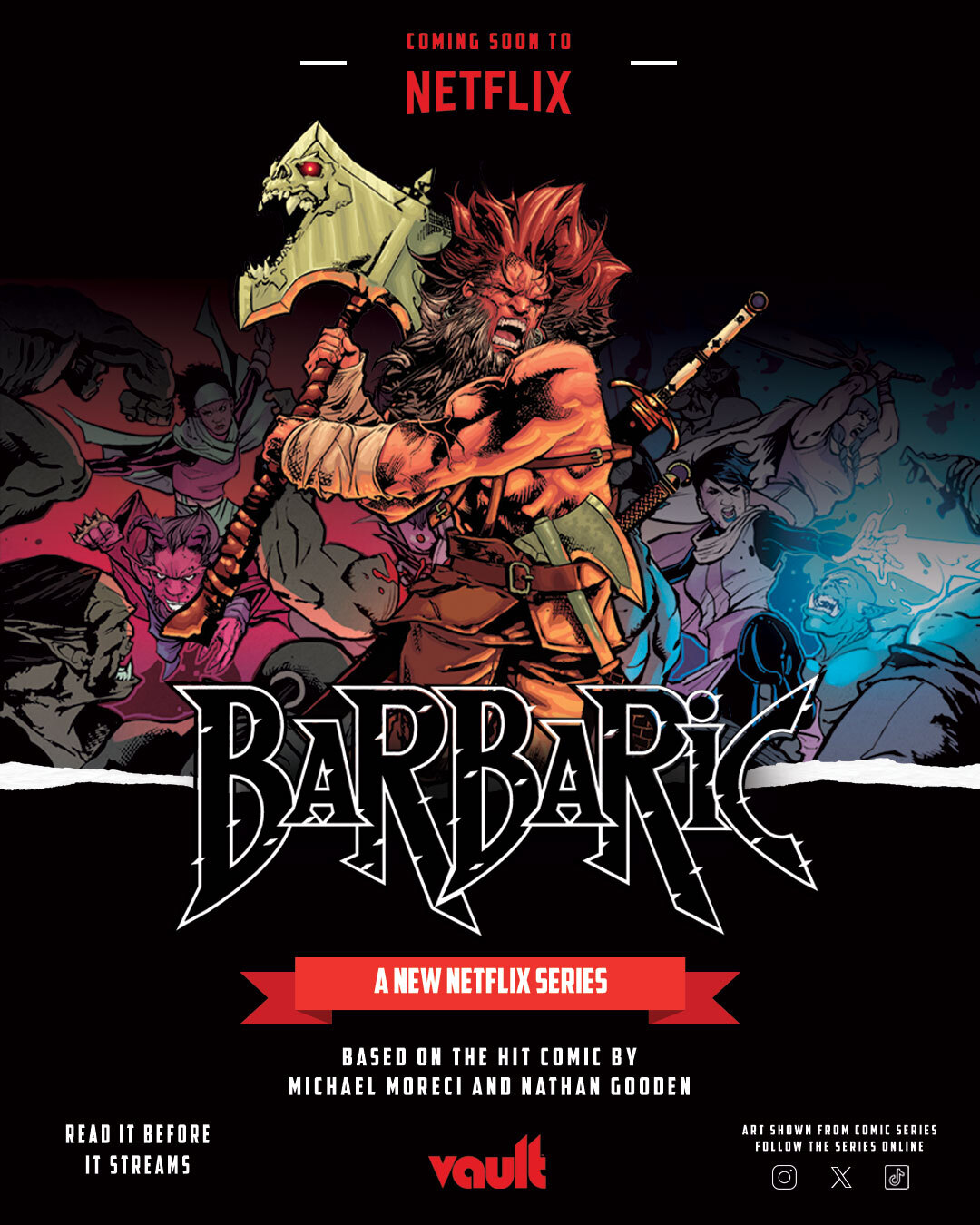 VAULT COMICS ANNOUNCES THAT NETFLIX WILL ADAPT HIT FANTASY SERIES ...
