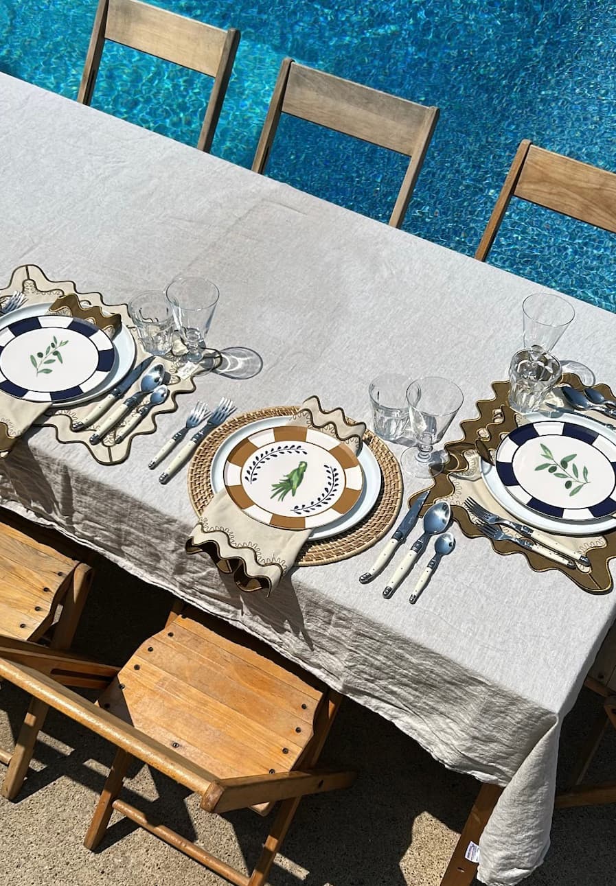 Fête Dinner Plate Set - Buttercream – TABLE TWO STUDIO