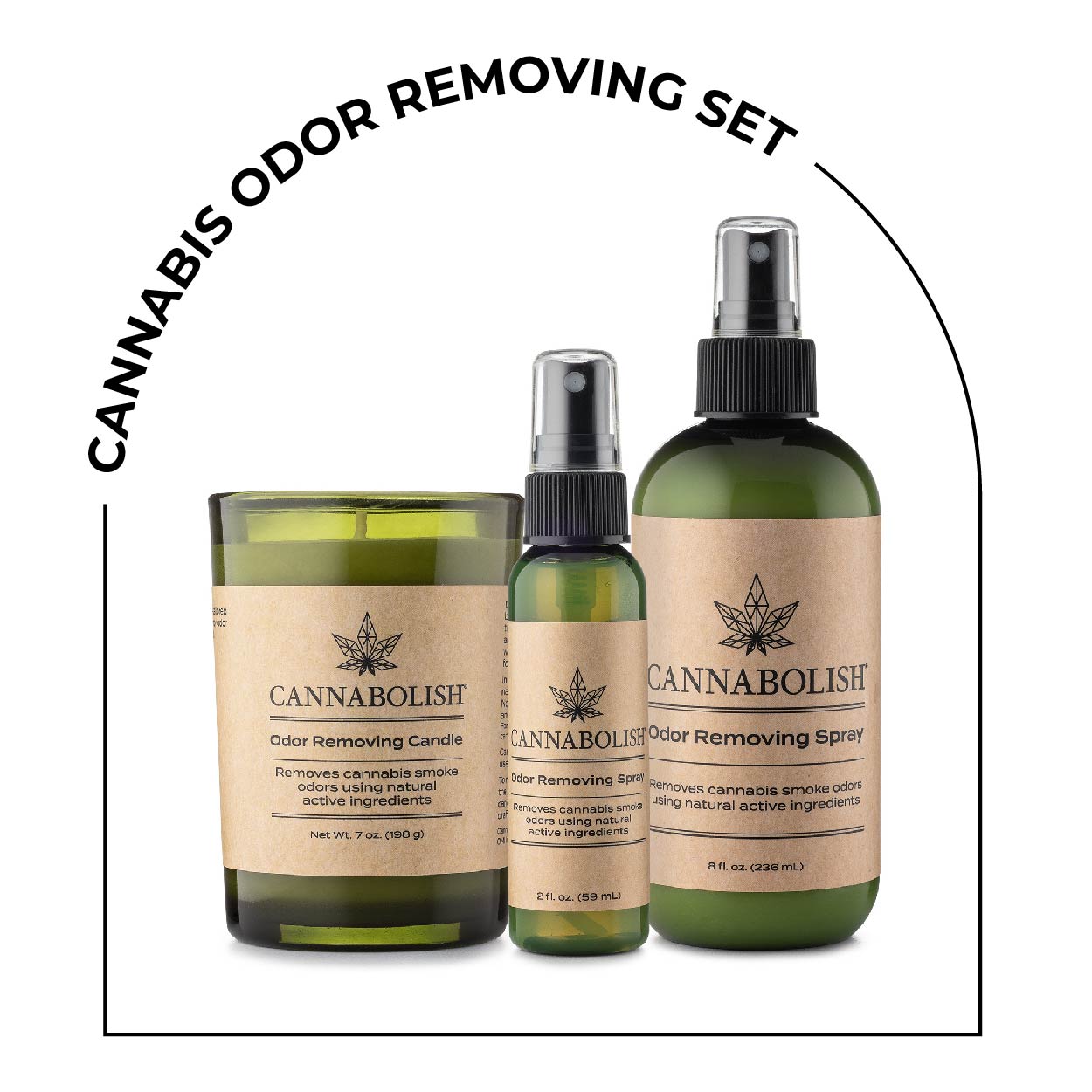 Wintergreen Cannabis Odor Removing Set