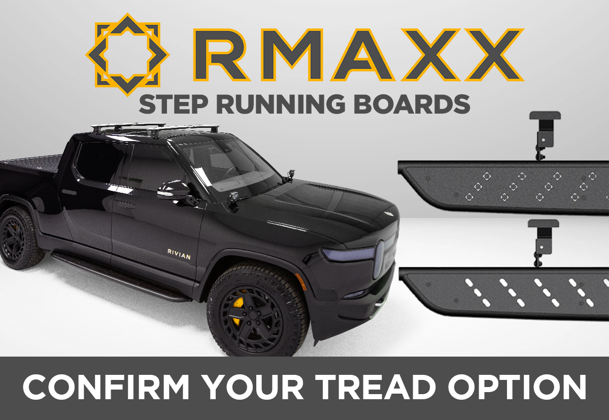 RMaxx Running Board & Rock Slider Tread Option Confirmation Form - EV ...