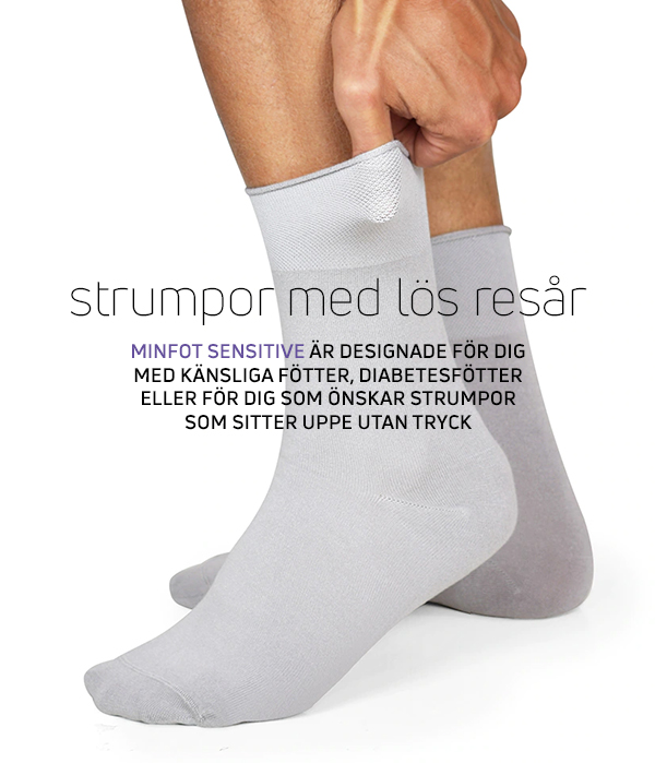 Strumpor med lös resår