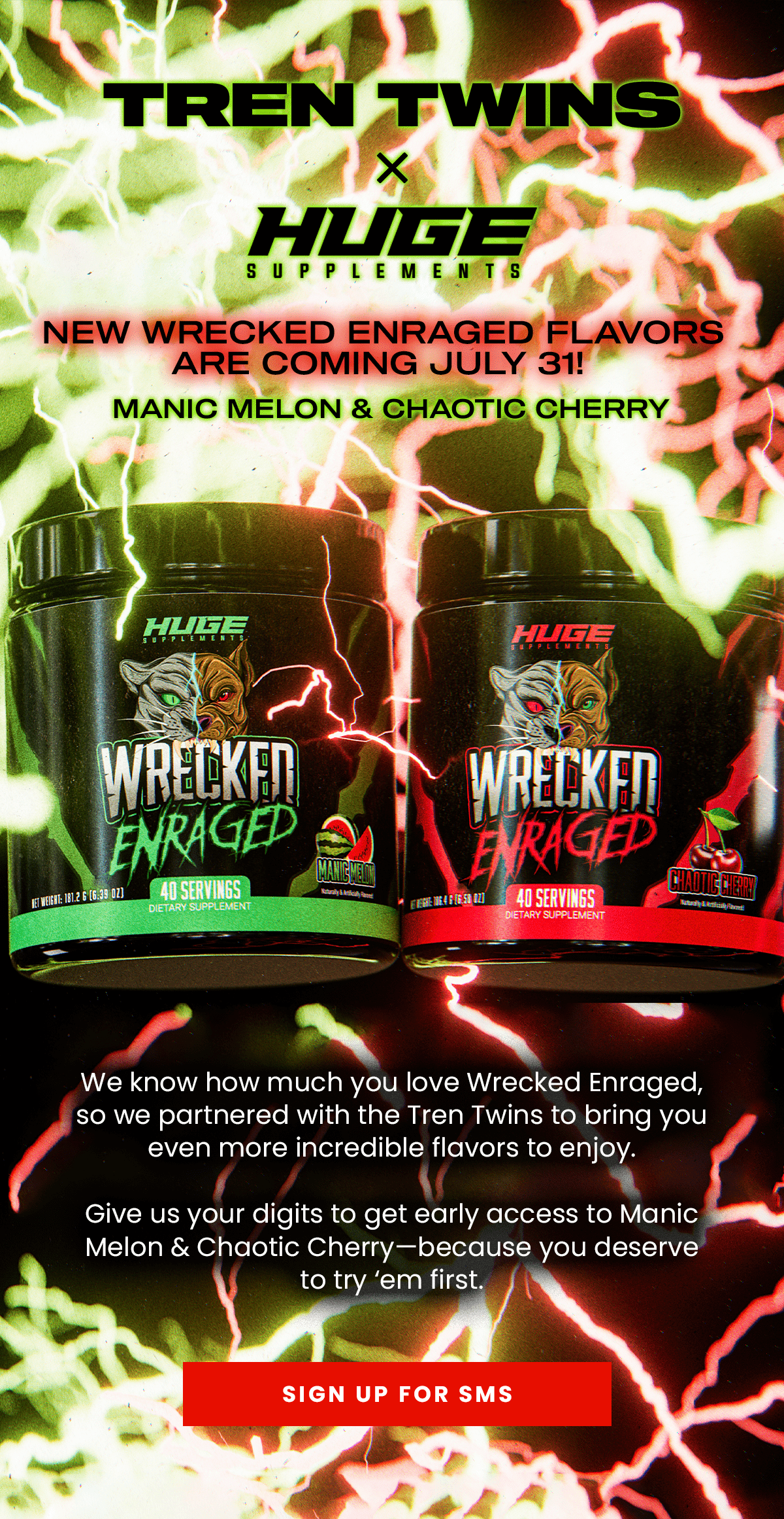 TREN TWINS COLLAB 🍈 🍒 - Huge Supplements