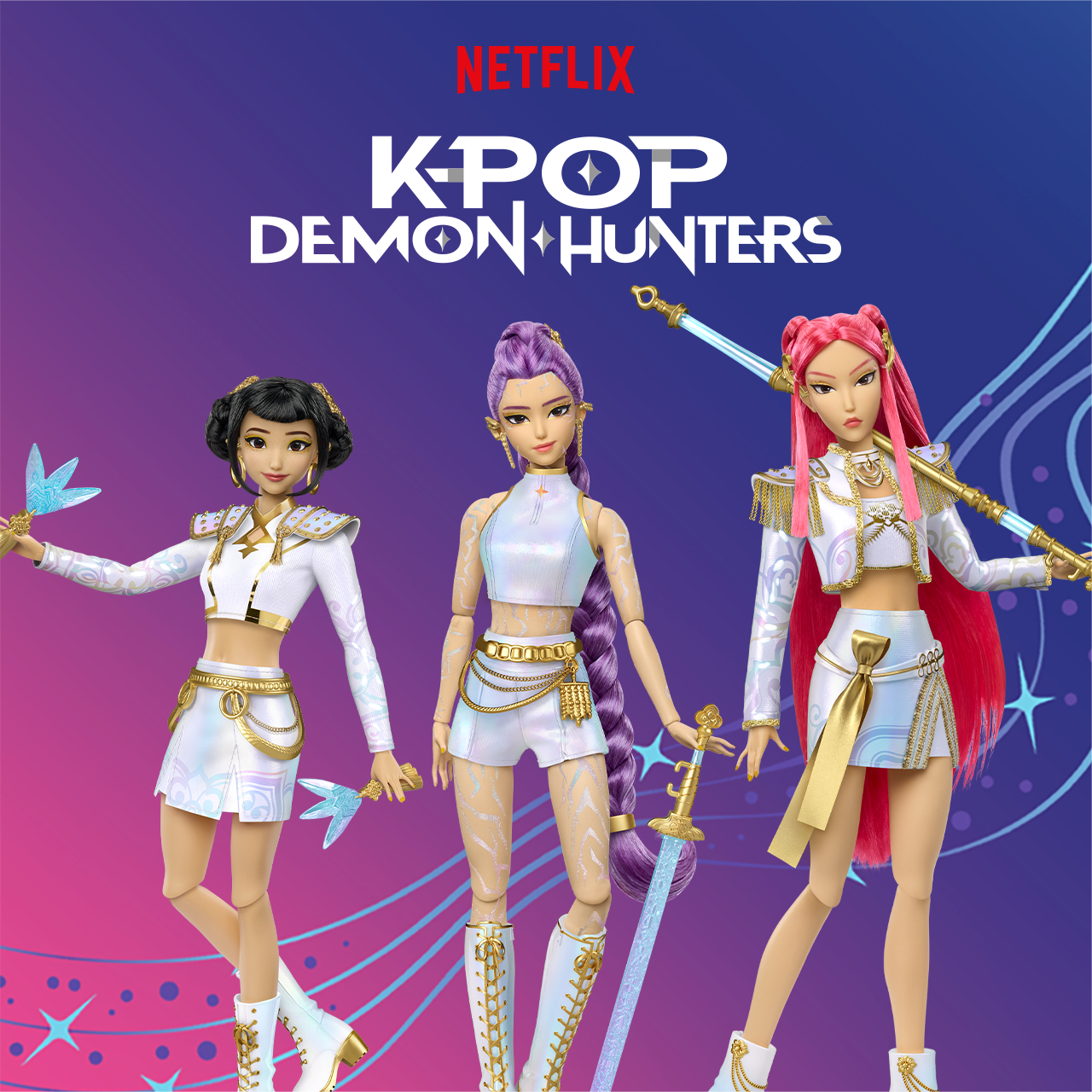 KPop Demon Hunters 3-pack: These dolls are shining - Mattel Creations