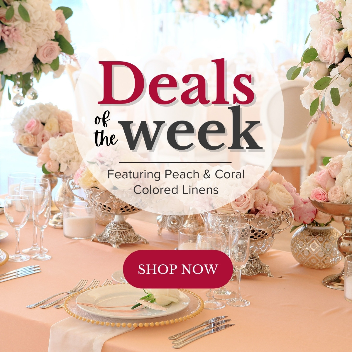 This Deal of the Week is Just Peachy 🍑 - CV Linens
