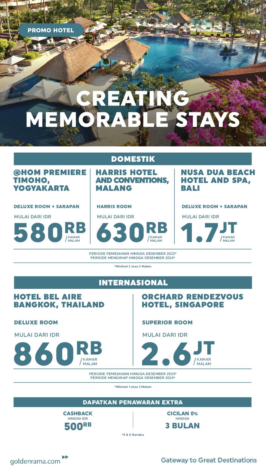 Creating Memorable Stays | Golden Rama Tours and Travel