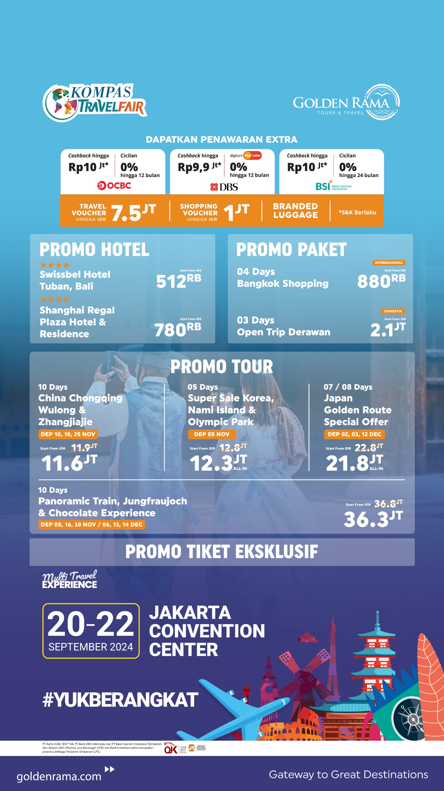 Kompas Travel Fair 2024 | Golden Rama Tours and Travel
