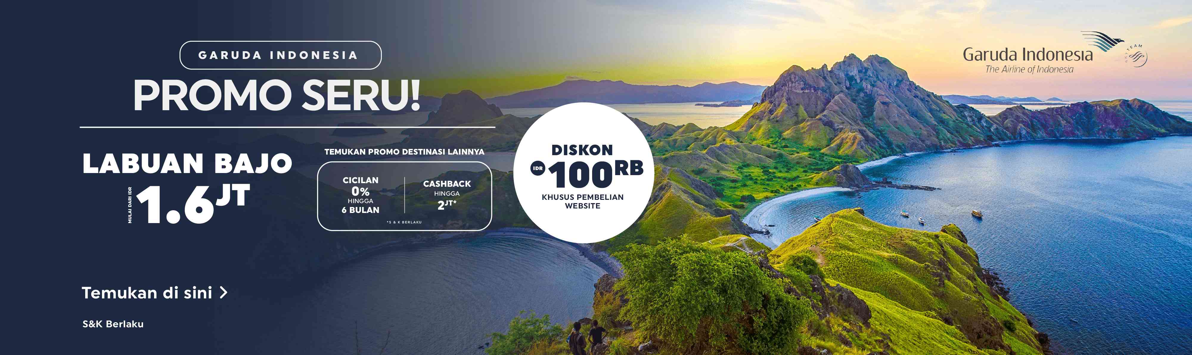 Garuda Indonesia Promo Seru | Golden Rama Tours and Travel