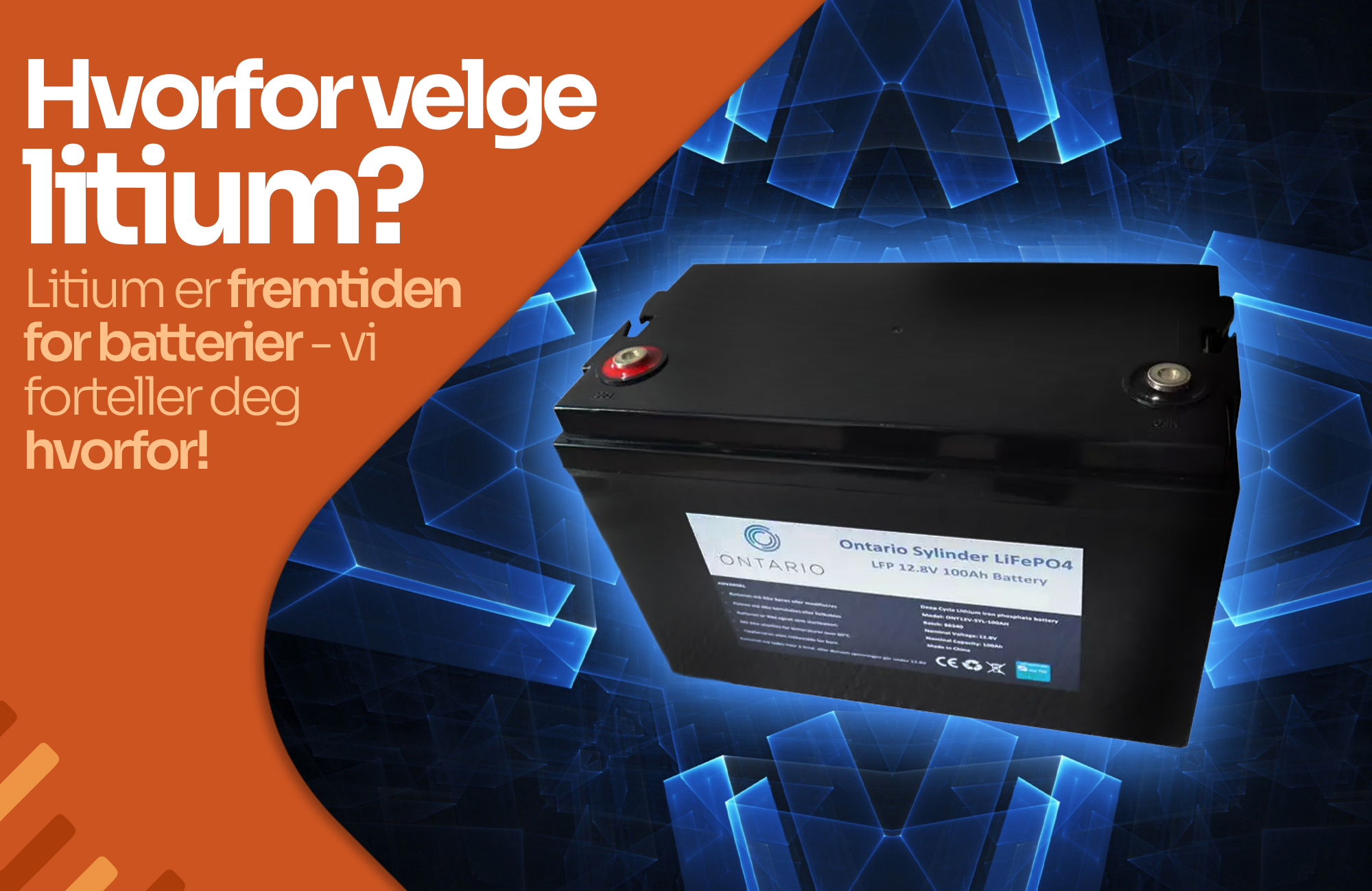 Hvorfor velge litiumbatteri? | ELdirekte