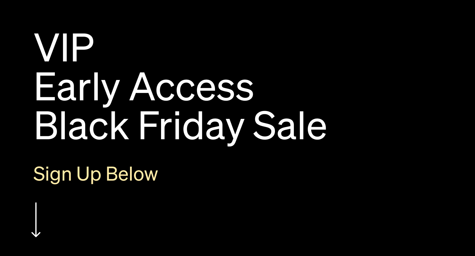 Early Access Black Friday 2022 – eikō ai