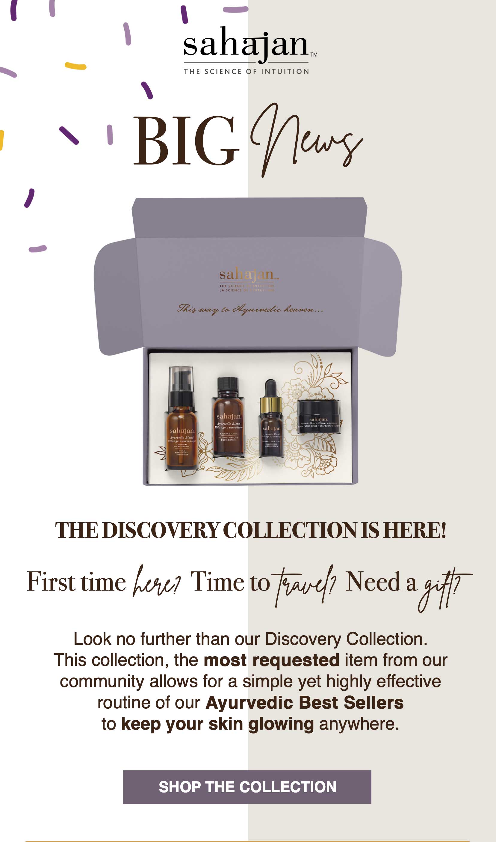 NEW IN! Meet the Discovery Collection - Sahajan