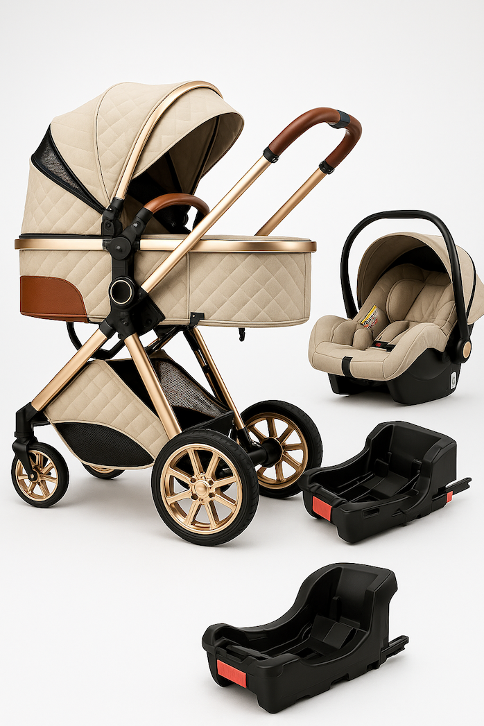 Compact Foldable Twin Stroller – Front & Rear Seats with Recline ...