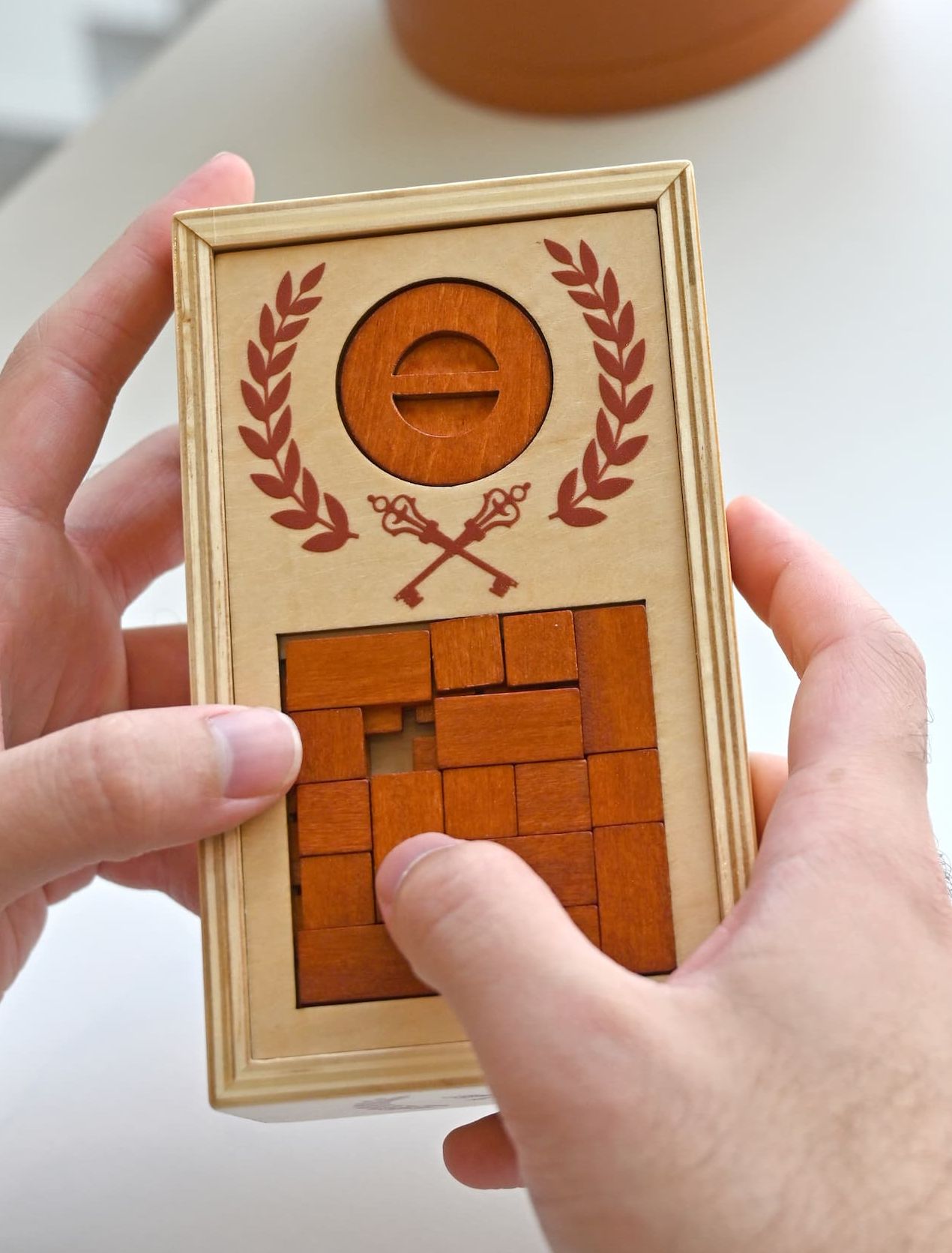 Project Genius: Egyptian Triglyph - Wooden Puzzle
