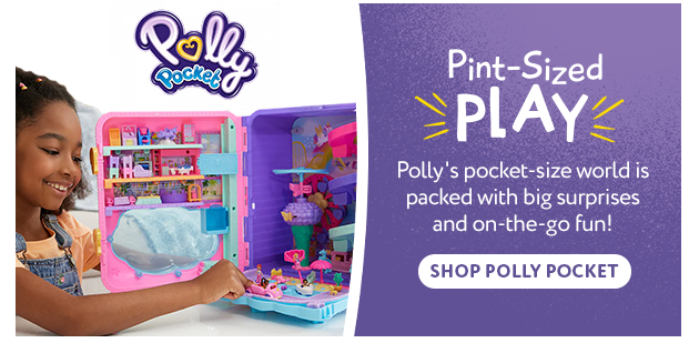 Polly's pocket-size world is packed with big surprises and on-the-go fun!