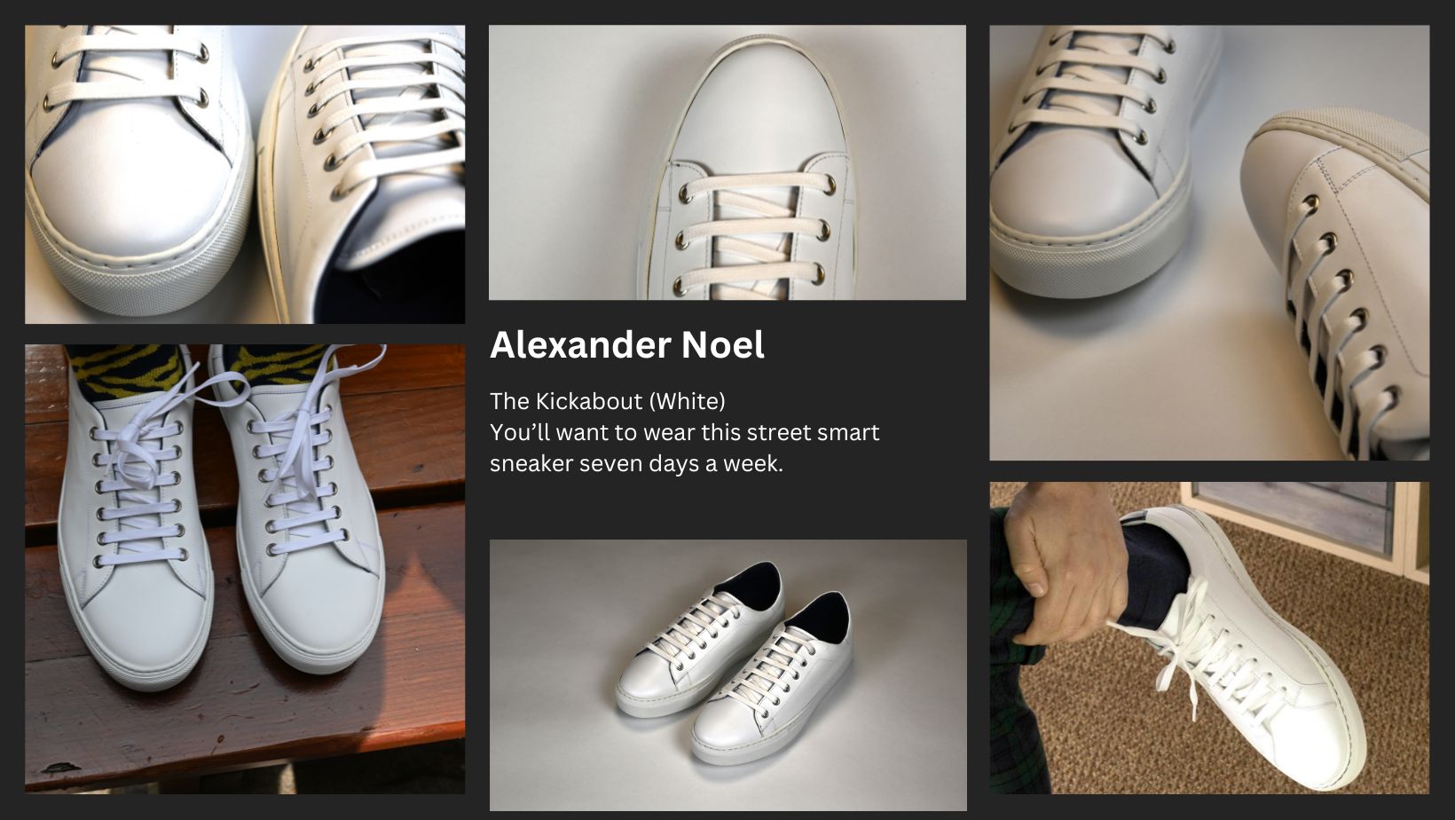 GO TO THE KICKABOUT (WHITE) STREET SNEAKER