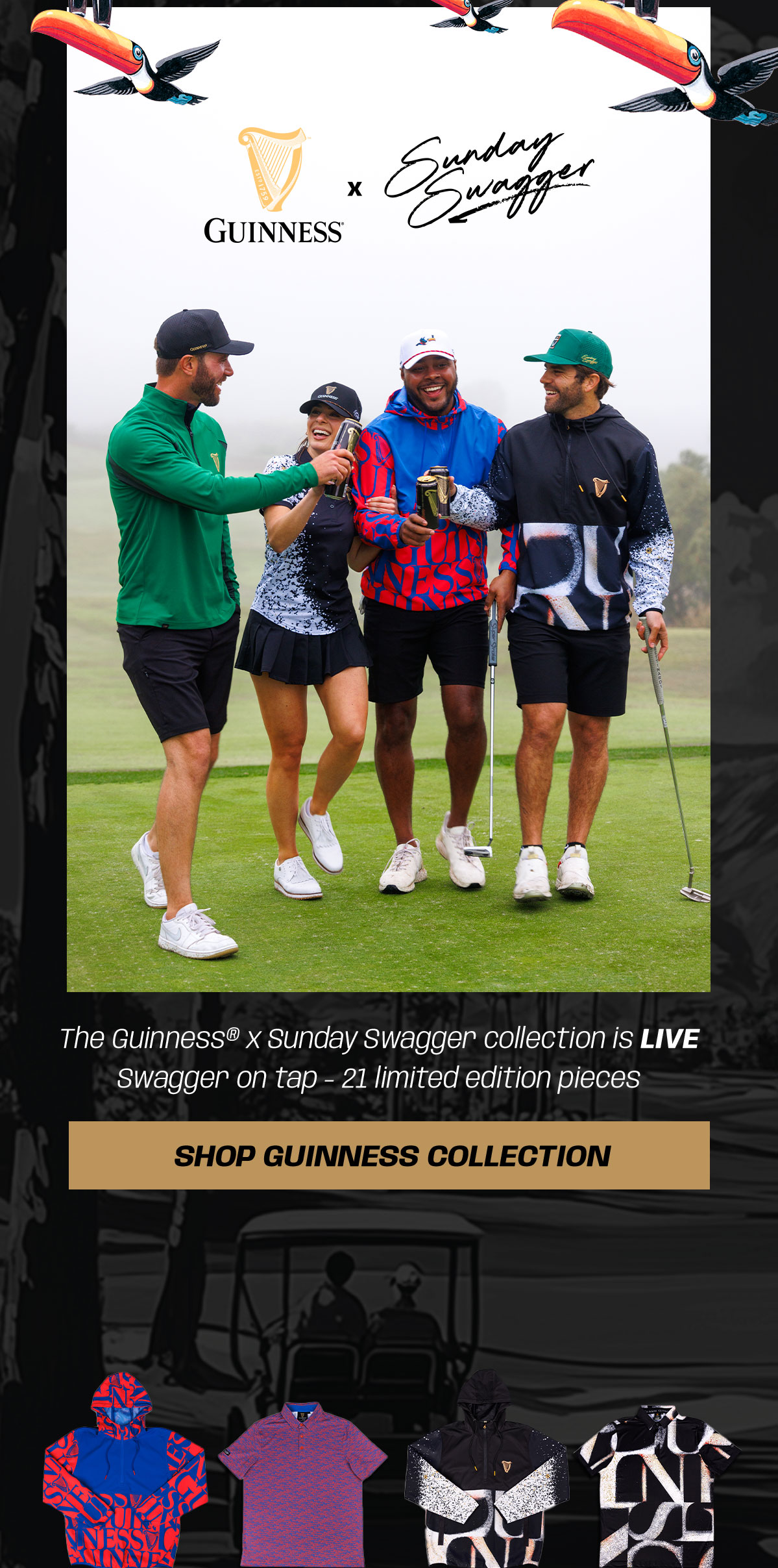 Shiroi Kiba JutSu: 🍺 Guinness® x Sunday Swagger: Now Pouring ⛳