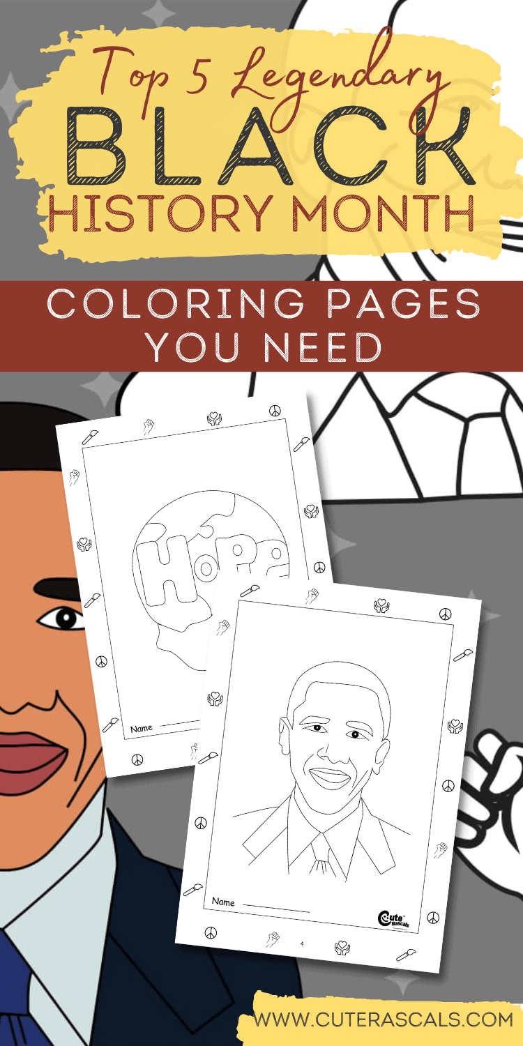 Free Printable Black History Month Coloring Pages