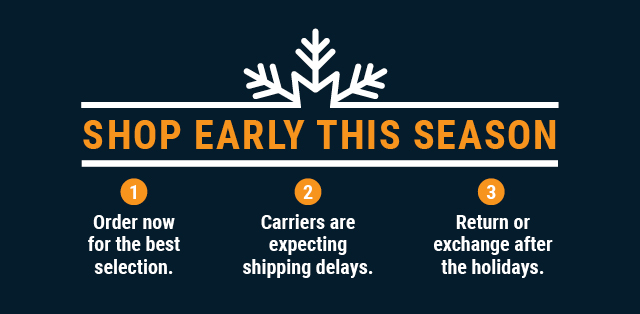 Shop Early this season. Order now for the best selection. Carriers are ...