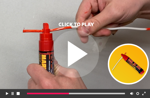 Wire marking felt pen