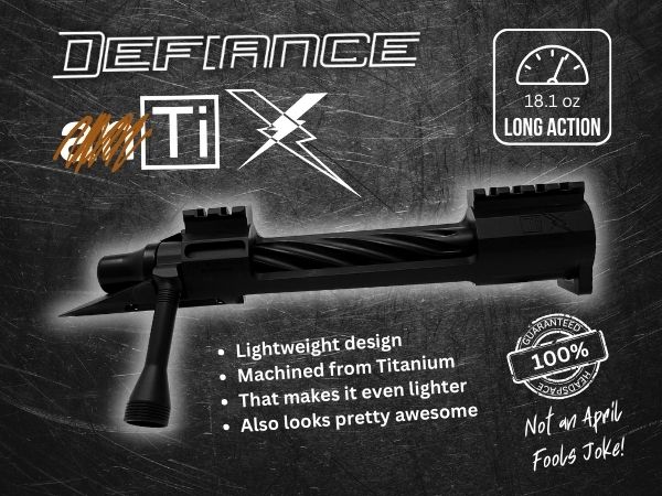 DEFIANCE MACHINE - NEW Titanium Action - TiX - 24hourcampfire