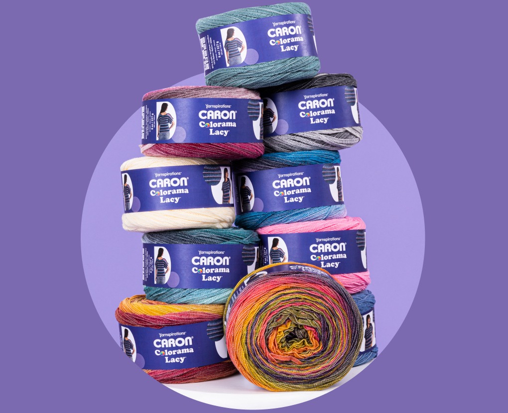 NEW YARN ALERT: Caron Colorama Lacy - Yarnspirations.com