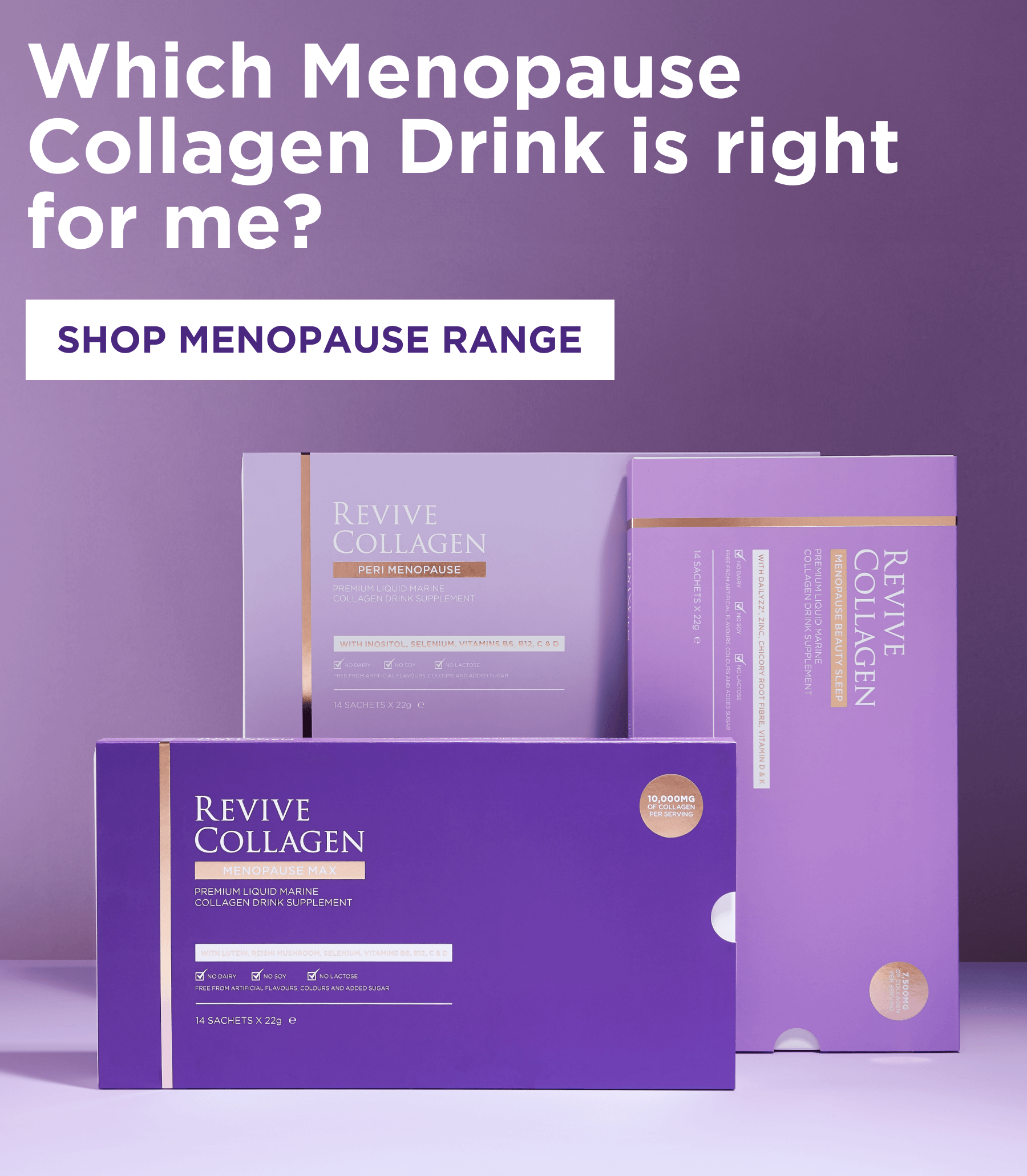 Which Menopause Collagen Drink do you need… - Revive Collagen